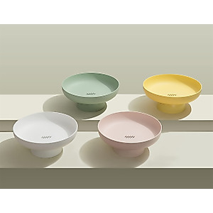 onefitow Fruit bowl Fruit Basket for Kitchen Countertop Kitchen Storage Baskets Stand Organization, Decor Centerpiece for Kitchen Counter or Dining Room Tables (Pink)