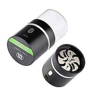 AiTURE Upgraded Mini Electric Grinder Spice Smart Herb 400 mAh with 50ml Jar,Easy to Carry(Grinder)