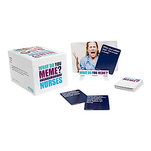 WHAT DO YOU MEME? Nurses Edition - The Hilarious Party Game for Meme Lovers
