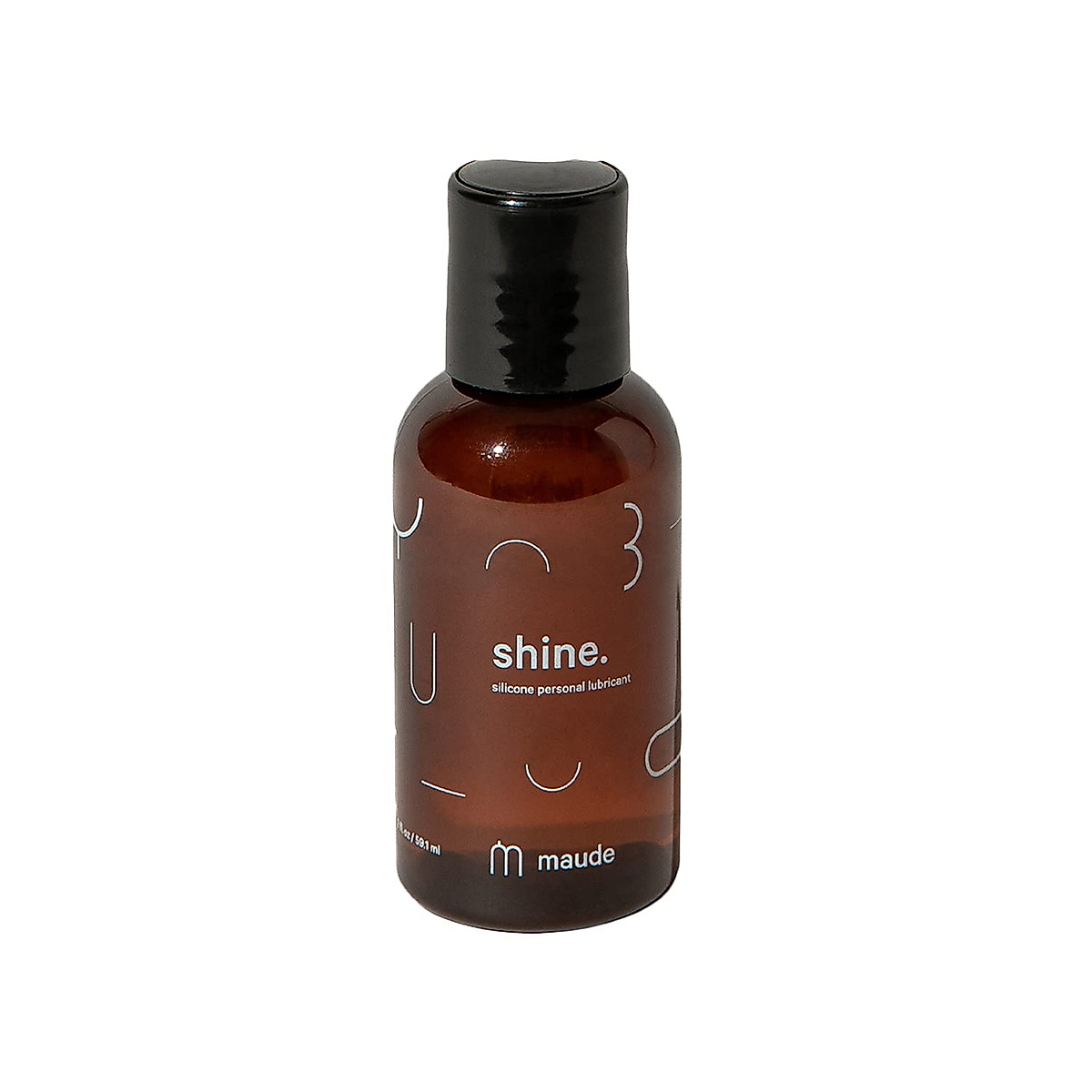 Maude Shine Silicone Personal Lubricant - Long-Lasting, Non-Sticky Silicone Lube - Hypoallergenic + Fragrance-Free Personal Lube for Women, Men and Couples - Safe for Use with All Condoms (2 fl oz)