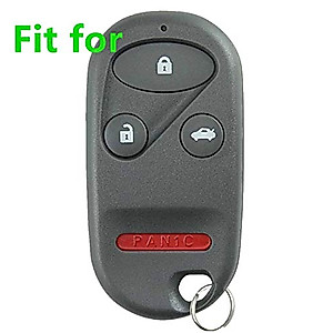 Smart Key Fob Covers Case Protector Keyless Remote Holder for Acura TL Honda Accord KOBUTAH2T 72147-S0K-A02 72147-S84-A01 72147-S84-A03