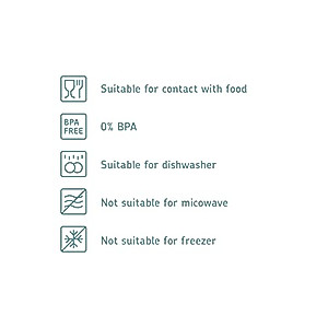 Mepal - Storage Container Modula 4-Piece Set – Clear Food Container with Lid - Kitchen Organizers & Plastic Storage Boxes – Stackable & Airtight – 4 x 2000 ml – White