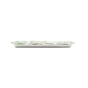 Pimpernel Succulents Collection Sandwich Tray | Serving Platter | Crudité and Appetizer Tray | Made of Melamine | Measures 15.1" x 6.5" | Dishwasher Safe