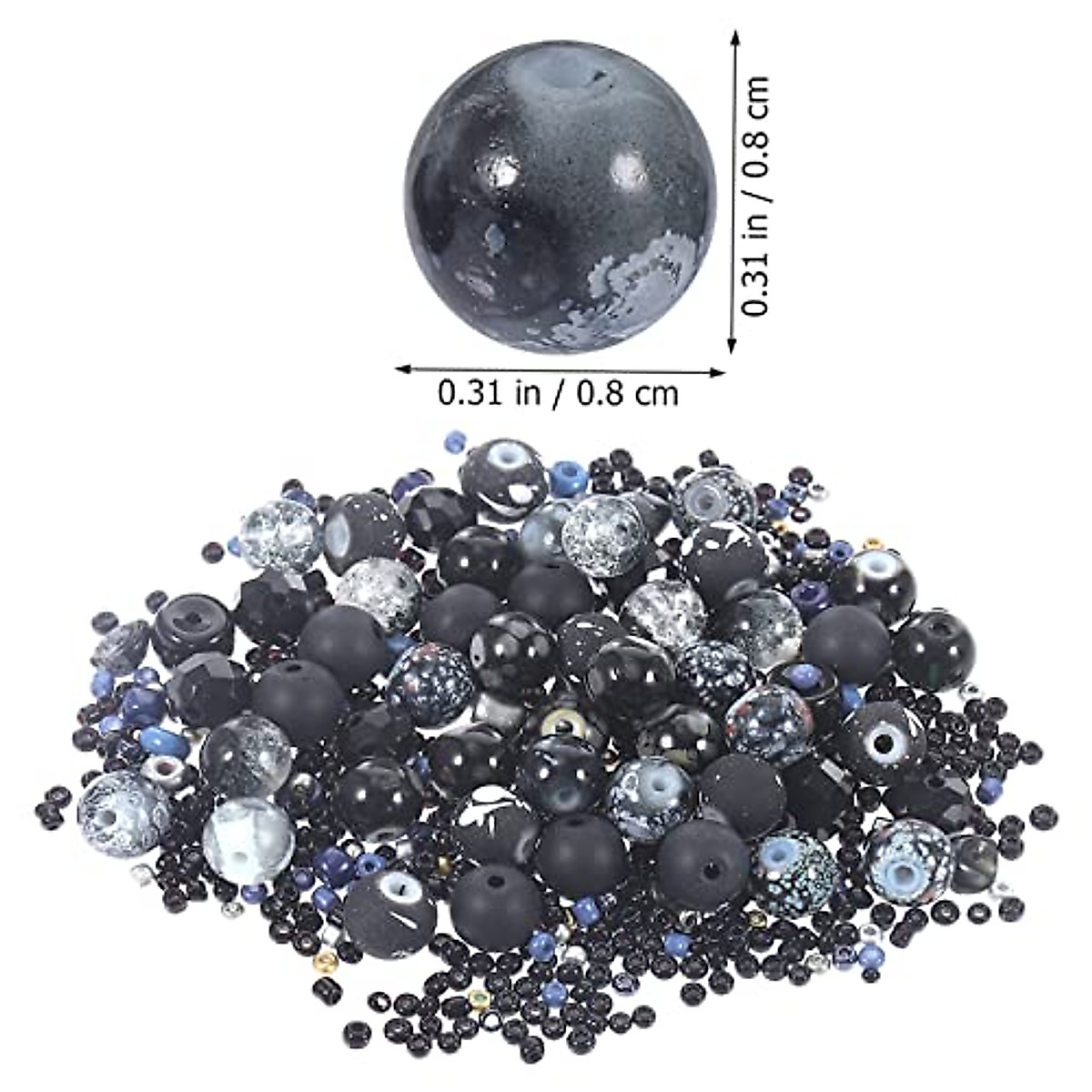 COHEALI Bracelets Kit Bracelet Kit 2 Bags of Jewelry Making Beads DIY Crafts Loose Beads for Necklace Earrings Bracelet Making Bracelet Beads