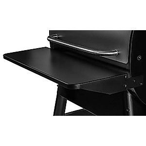 Traeger Grills Pro Series 575 Wood Pellet Grill and Smoker, Black & Pellet Grills BAC362 Folding Shelf, 25” L x 12 W, Black