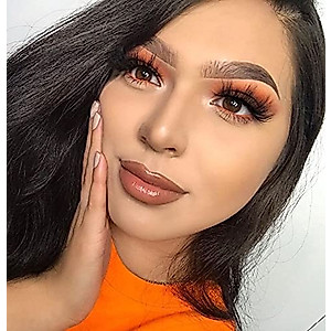 Veleasha Lashes Fluffy Wispy Faux Mink Eyelashes Criss-cross False Lashes 10 Pairs Pack Fake Eyelashes for Women (6D23)