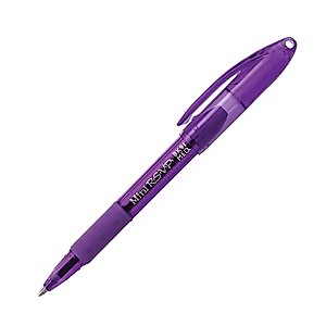 RSVP Mini Ballpoint Pen, (1.0mm) Medium Line, Assorted Ink (A/B/C/D/F/P/S/V) w/Key Ring, 8-Pk (BK91MNBP8M)
