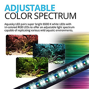 Fluval Aquasky 2.0 LED Aquarium Lighting, 12 Watts, 15-24 Inches