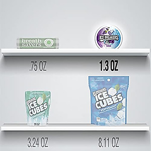ICE BREAKERS DUO Grape Flavored Fruity and Cooling, Sugar Free Sugar Free Breath Mints Tins, 1.3 oz (8 Count)