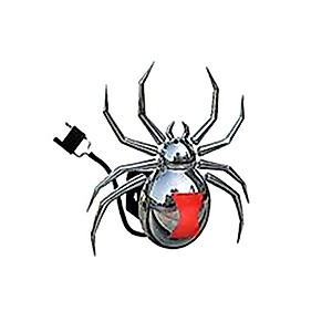 Hitch Critters Animated Ball Hitch Cover and Brake Light -Black Widow