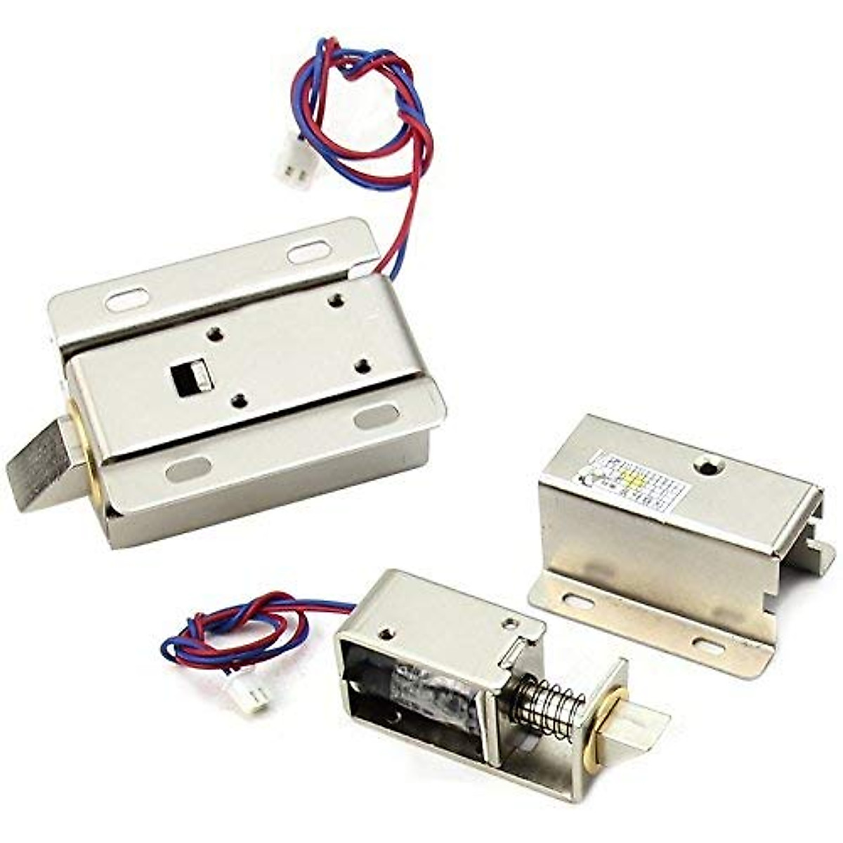 UHPPOTE DC12V File Display Cabinet Drawer Latch Assembly Solenoid Electric Lock