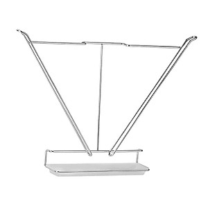 Holibanna 1 Pc Wall Mounted Pot Lid Rack pan lid mounted hanger wall mount drying clothes rack pan cover rack Kitchen clothes hanger stand Pot Cover Rack Storage Stainless steel wall bracket