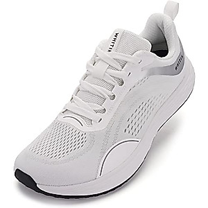 Mens Zero Drop Wide Width Toe Box Road Running Shoes Size 13 Lightweight Tennis Athletic Sports Walking Logging Hiking Workout Gym Male White 47