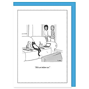Funniest New Yorker Cartoons | Box of 8 Greeting Cards | Blank Cards with Envelopes | 5x7 | Birthday, Everyday, Thinking of You, Funny cards