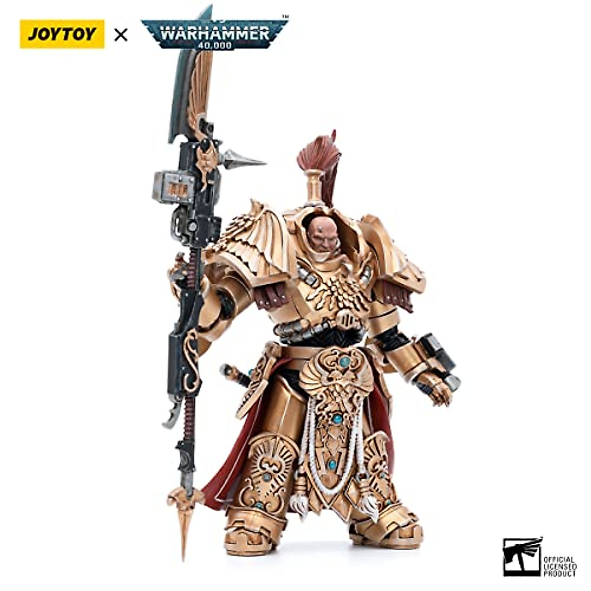 JOYTOY 1/18 Action Figures Warhammer 40k Mecha Model Adeptus Custodes Shield-Captain in Allarus Terminator Armour Hydon Seronis