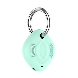 TenCloud Keychain Cases Compatible with Samsung Galaxy SmartTag SmartTag Plus Silicone Durable Key Ring Case for Galaxy SmartTag (Teal)