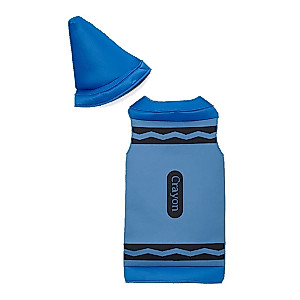 Dress Up America Crayon Costume For Kids - Blue Crayon Tunic For Girls And Boys
