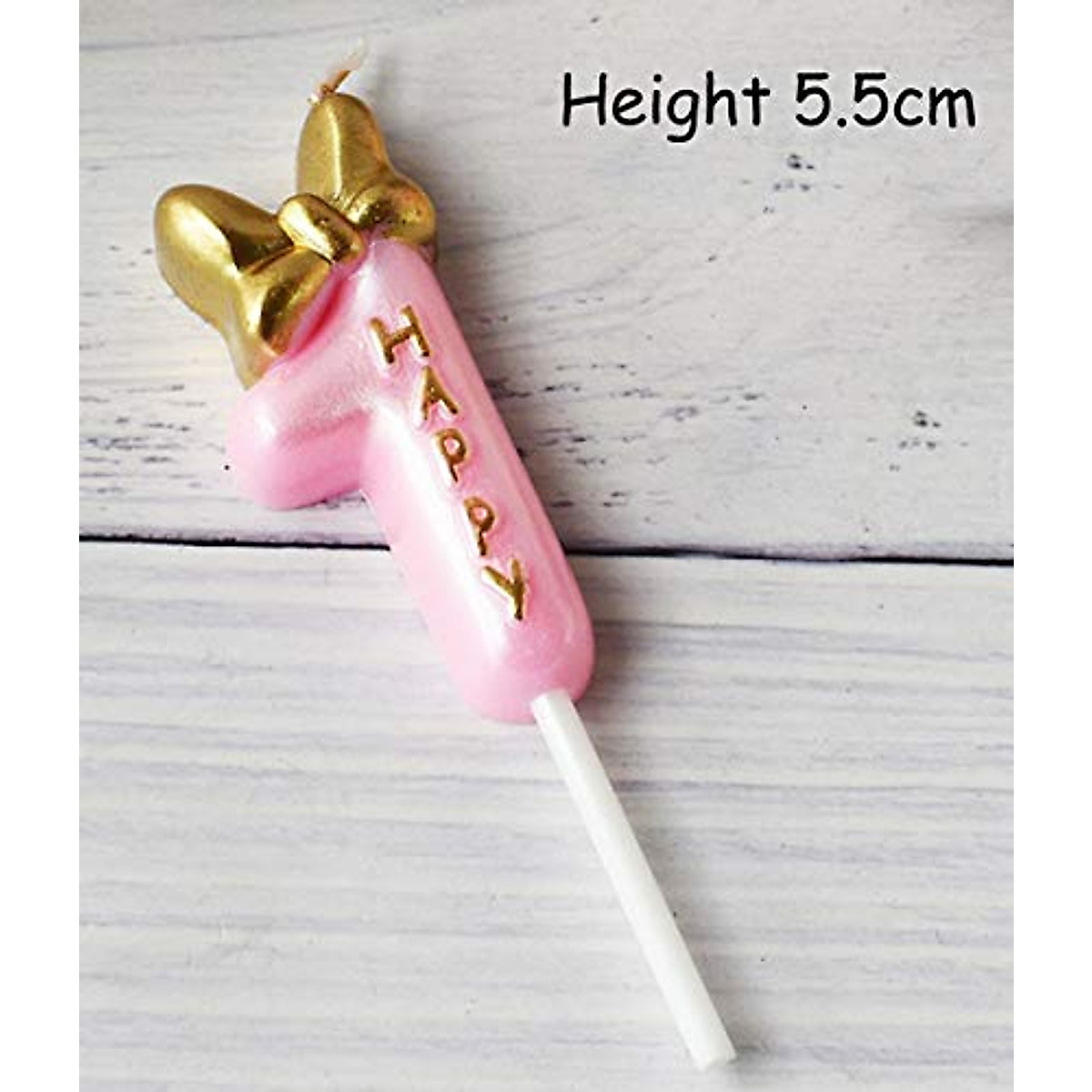 Gold 1 Candle Birthday Girl,Golden First 1st Birthday Candle Girl for Cake Topper, Number 1 Cake Topper Gold, 1th Birthday Party for First 1 Year Old Cake Candle (Number 1)