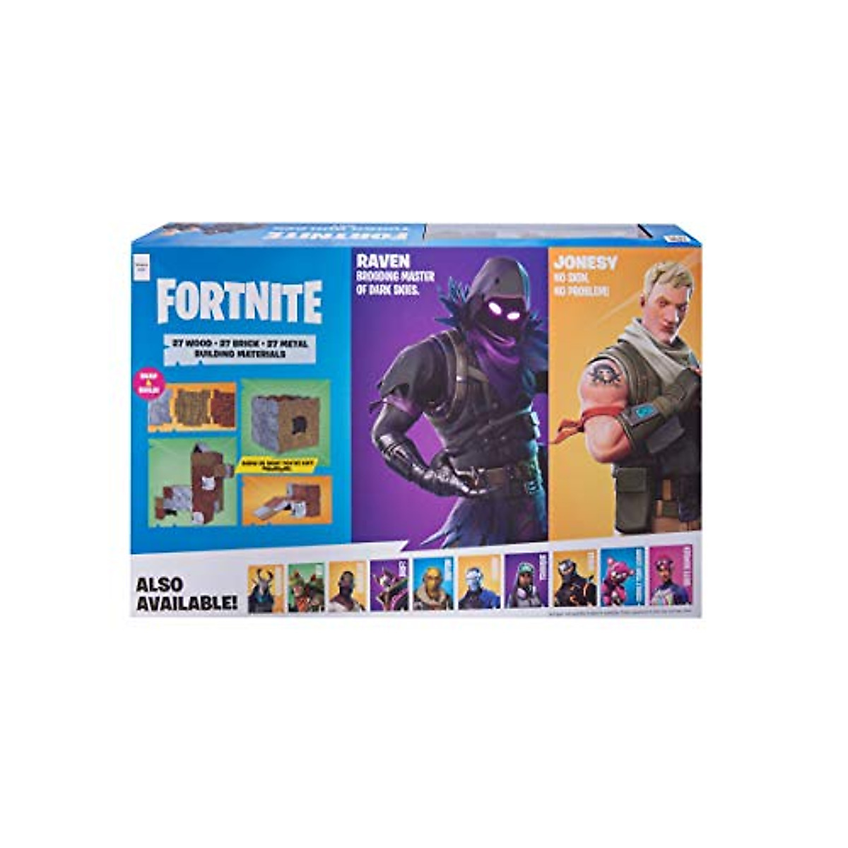 FORTNITE Turbo Builder Set 2 Figure Pack, Jonesy and Raven