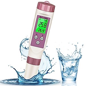 PH Meter 7-in-1 Tds Meter/Salinity Tester/pH Meter/EC Meter/Orp Meter/S.G Meter/Temp ph Tester Digital,PH Meter for Water 0.01pH Accuracy,Tds Meter with ATC.
