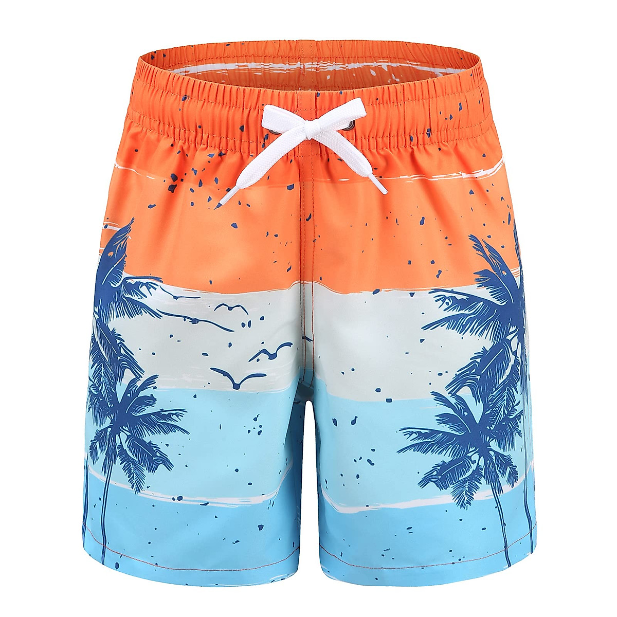 Aisyee Big Boys Swim Trunks Quick Dry Swim Shorts for Kids Beach Boards Shorts with Hawaiian 3D Prints Swimwear Seaside Size 16/14-16 Years