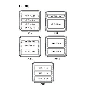CAMBRO EPP300110 Cam GoBox Carrier Front Load 3-4" Deep