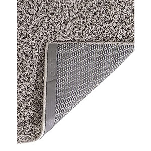 Rugs.com - Über Cozy Solid Shag Collection Rug – 7' x 10' Cloud Gray Shag Rug Perfect for Bedrooms, Dining Rooms, Living Rooms