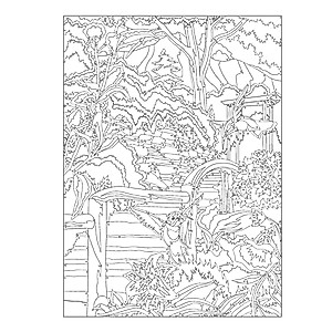 Creative Haven Country Scenes Color by Number Coloring Book (Adult Coloring Books: In The Country)