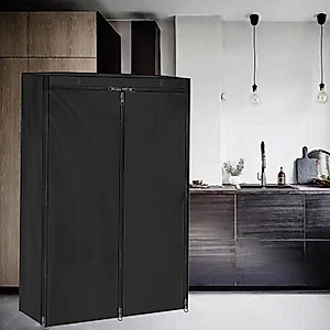 Vainlley Storage Shelving Unit Cover Waterproof Shelf Cart Cover Protective Outdoor Indoor Storage Rack Dust Cover 36 x 18 x 72 in