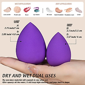 FANDAMEI 15 PCS Powder Puffs and Makeup Sponge Set, Soft Triangle Makeup Powder Puff Face Triangle for Loose Powder Mineral Powder, Make Up Sponges for Foundation Blender Beauty Sponge For Makeup