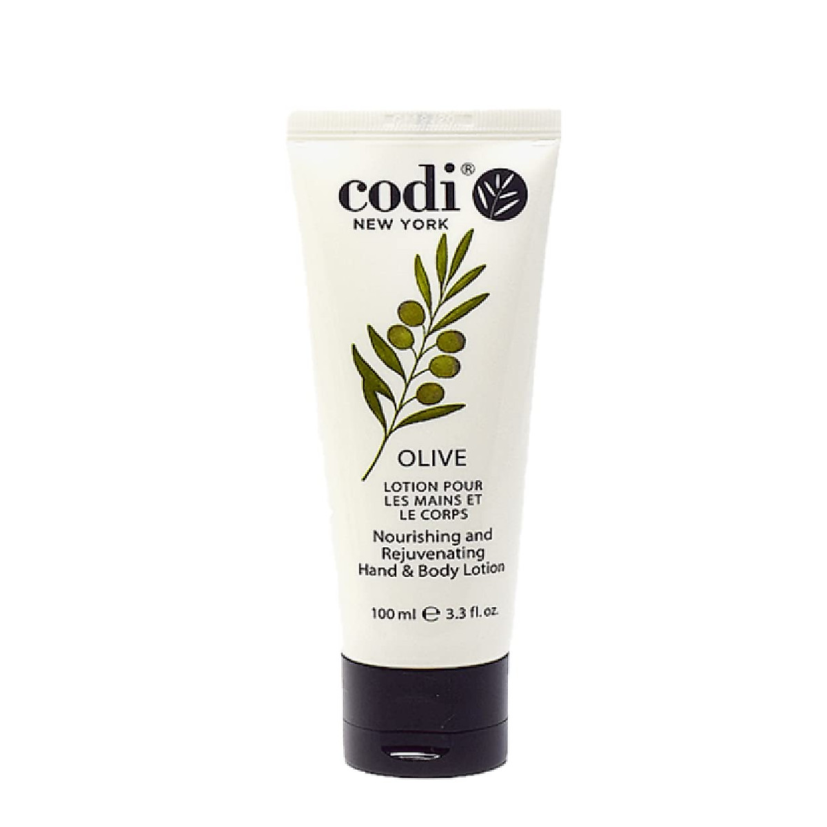 Codi Olive Lotion nourishing and rejuvenating HAND & BODY LOTION 3.3 oz - 3 TUBES
