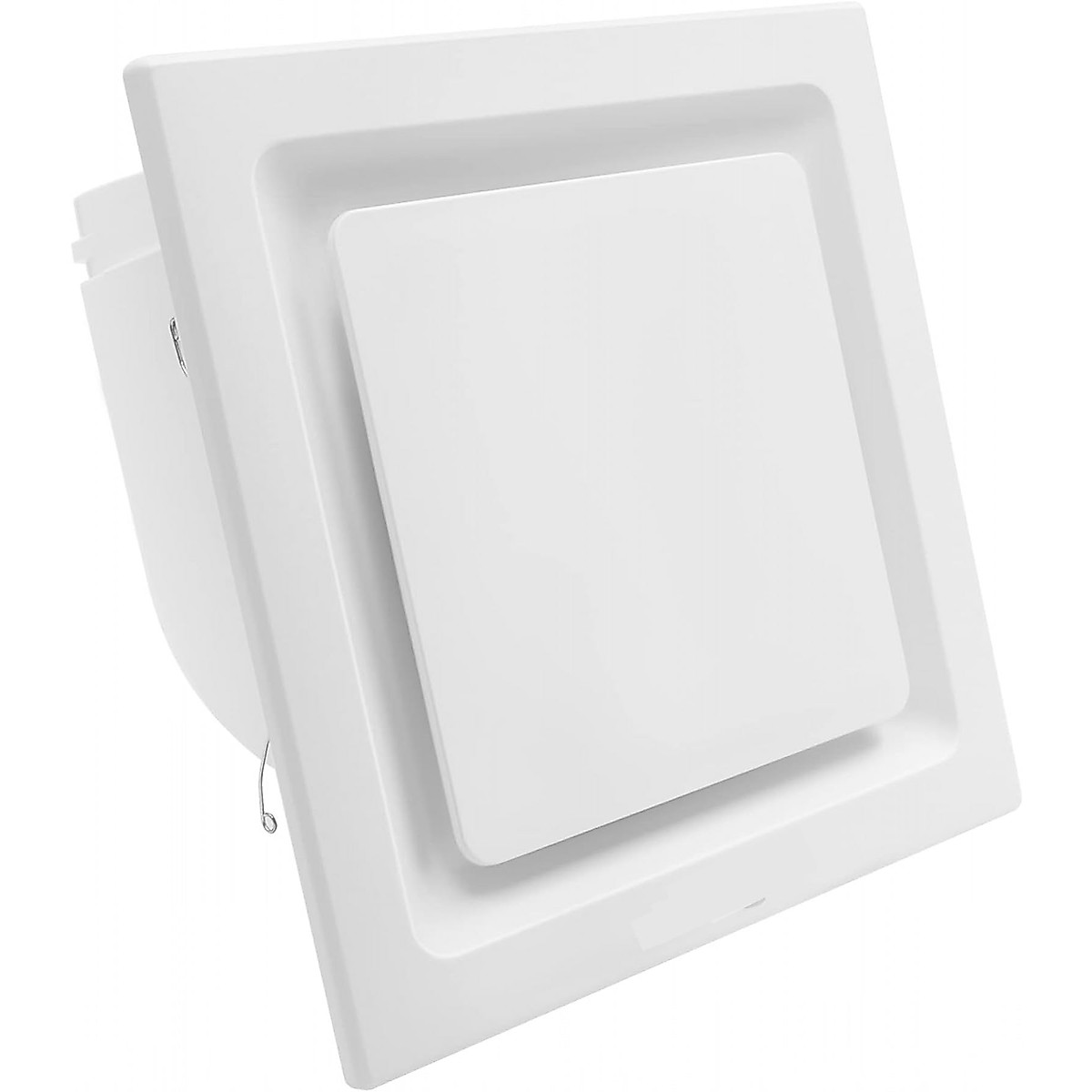 Aydomer Bathroom Fan Exhaust Fan Ceiling Mount Ventilation Fan Through Wall Extractor Exhaust Smoke Fan 110V Bathroom Ceiling Fan for Kitchen 120CFM 1.2Sones (Square)