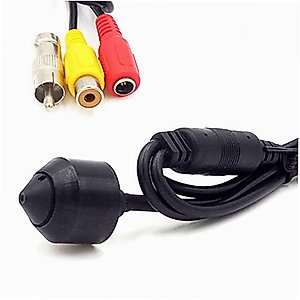 CNDST Hd CCTV Mini Spy Pinhole Security Camera 1200TVL 3.6mm 90degree Mini Hidden Analog Surveillance Camera(DST-240P1)