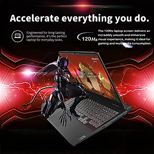 Lenovo 2023 IdeaPad Gaming 3 15.6'' 120Hz Laptop, AMD Ryzen 5 6600H, 16GB RAM, 1TB PCIe SSD, NVIDIA GeForce RTX 3050, Backlit Keyboard, Onyx Gray, Windows 11, 32GB SnowBell USB Card,