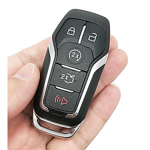 Horande Replacement Key Fob Cover Case fit for Ford Fusion Explorer Mustang Edge F150 F250 Lincoln MKZ MKC Keyless Entry Key Fob Shell M3N-A2C31243300