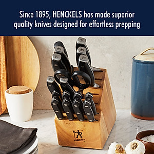 HENCKELS Forged Premio Starter Knife Set, 3 Piece, Black