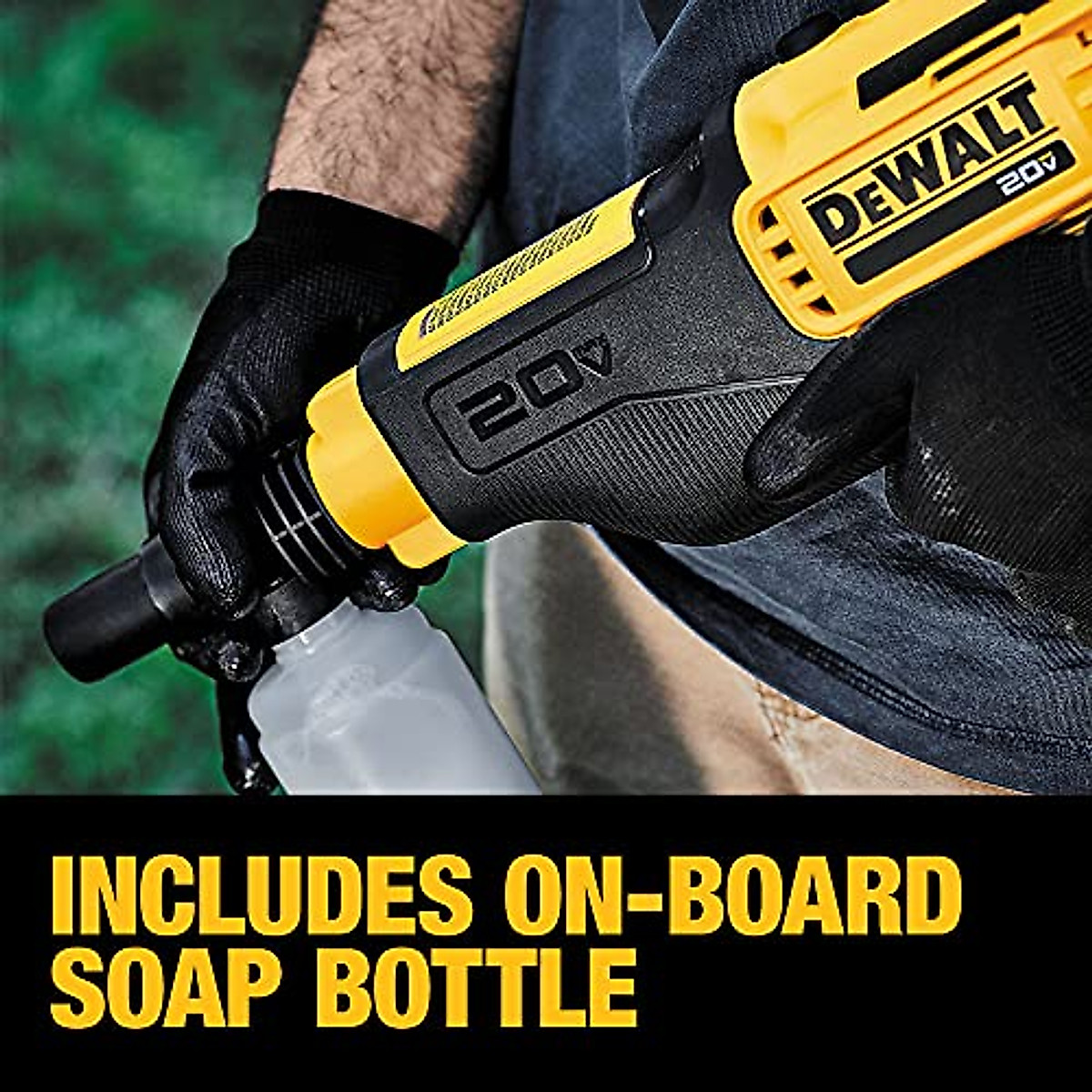 DEWALT Cordless Pressure Washer, Power Cleaner, 550-PSI, 1.0 GPM, Tool Only (DCPW550B)