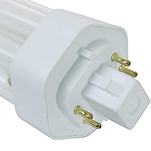 KOR (4 Pack) K20788 - PL26W/3U/4P/841 - Compact Fluorescent Plug-in - T4 - Triple Tube - 26 Watt - 4-Pin (GX24q-3) - 4,100 Kelvin (Cool White)