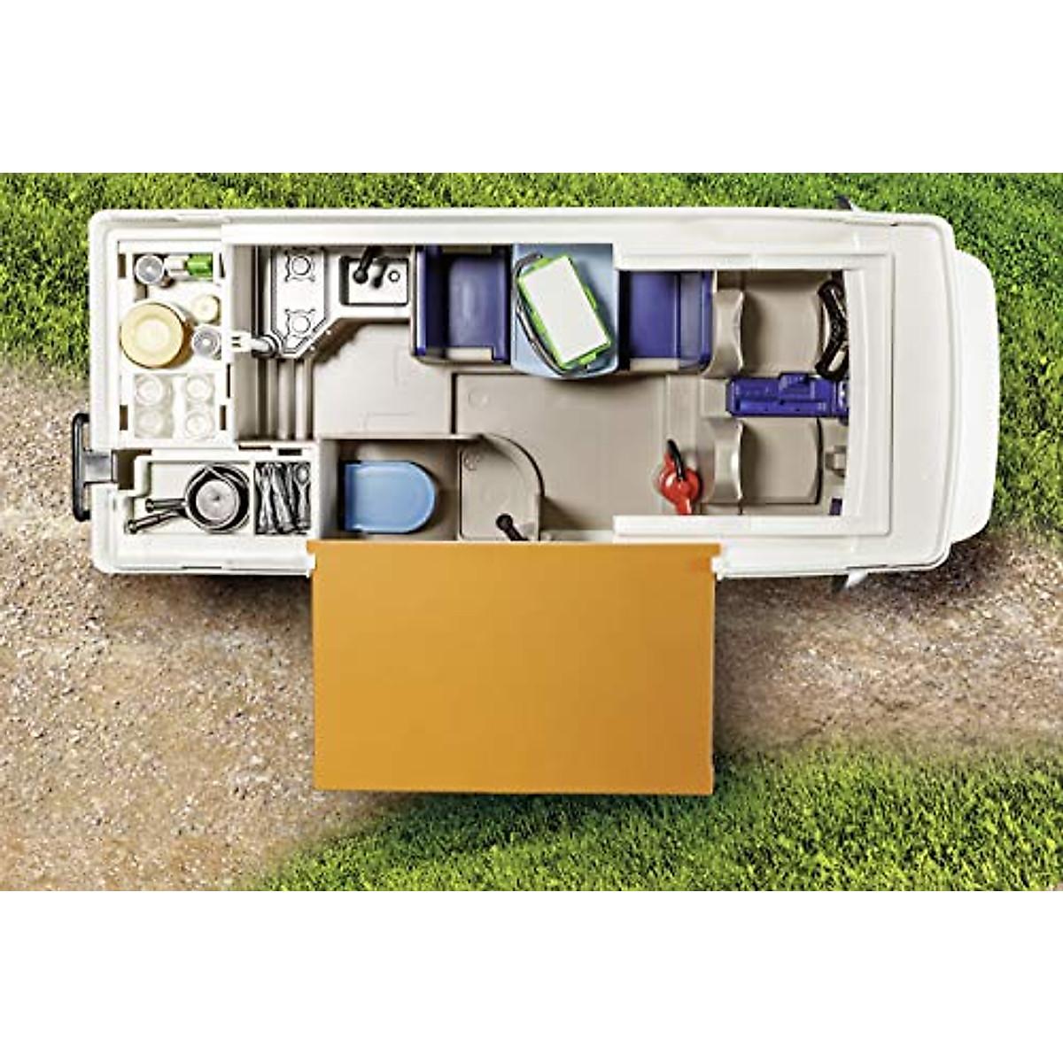 Playmobil Camping Mega Set Toy, Multicolor