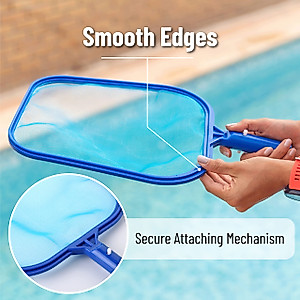 UNCO- Pool Skimmer Net, Pool Net, Pool Nets for Cleaning, Pool Skimmer, Pool Cleaning Net, Pool Leaf Skimmer Net, Pool Leaf Net, Pool Leaf Rake, Hot Tub Skimmer Net, Spa Skimmer, Pool Rake Net.