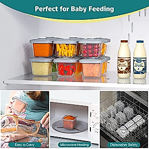Baby Food Maker, 17 in 1 Set for Baby Food, Fruits, Meat, Baby Food Processor with Baby Food Containers, Baby Plates, Silicone Spoon, Baby Bibs, Baby Food Feeder Pacifier Baby Essentials Gift Set