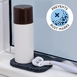 S&T INC. Soap Holder for Kitchen and Bathroom Soap Dish, Soap Saver for Hand Soap and Bar Soap, 6 Pack, 2.9 Inches by 4.4 Inches, Dark Grey