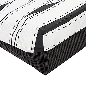 BLUE PANDA 12 Pack Large Mummy Halloween Tote Bags for Kids, Reusable Trick or Treat Bags (15 x 16 In)