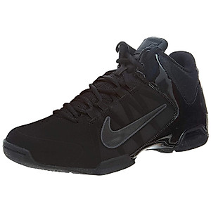 Nike Air Visi Pro VI Nubuck Mens Basketball shoes, Black/Anthracite, Size 9.5