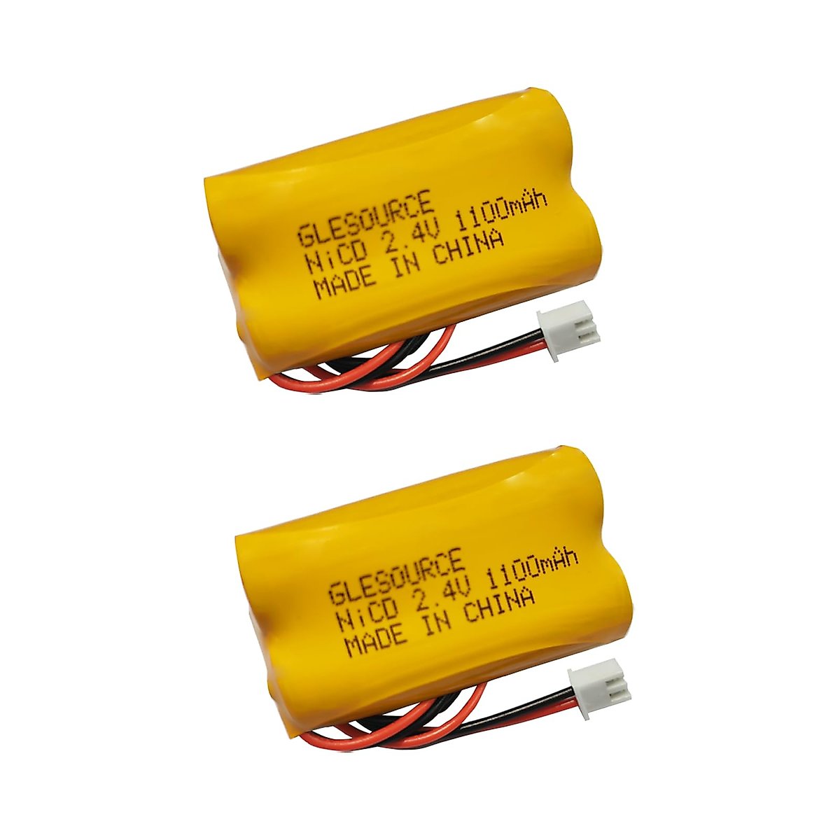 GLESOURCE 2.4V AA Exit Sign Battery Replacement for Exitronix 10010036 Lithonia 10010034 Interstate NIC1394 BEL-179 Exit Sign Emergency Light (2 Pack)