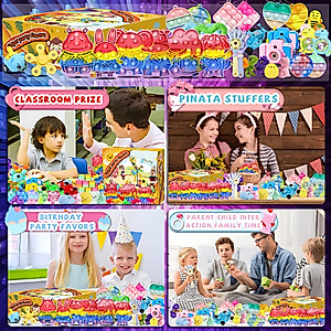 1000+ PCS Party Favors for Kids,Fidget Toys Pack,Valentines Stocking Stuffers, Birthday Gift, Treasure Box,Goodie Bag Stuffers, Carnival Prizes, Toys Filler Sensory Toy for Classrooom