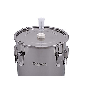 Stainless Steel Fermenter, 14 Gallon Total Capacity – Durable Wine, Beer, Mead, Kombucha Fermenter & Kettle, Ideal for 10 Gallon Batches – Fermentation Bucket & Jar for Home & Craft Brewers