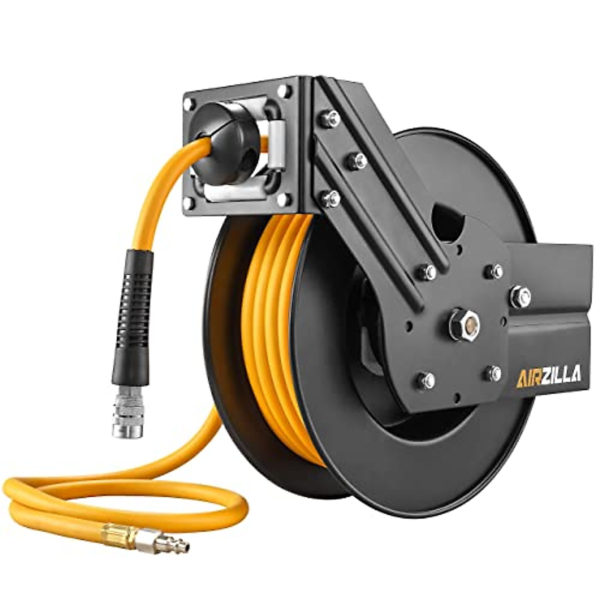 AIRZILLA 50ft Heavy Duty Retractable Air Hose Reel