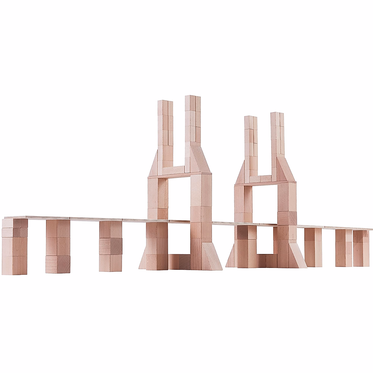 HABA Clever Up! Building Wooden Block System 4.0 for Ages 12 Months to 8 Years