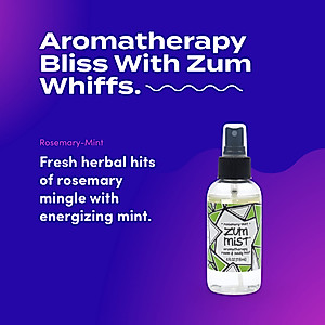 Zum Indigo Wild Mist Room & Body Spray - Aromatherapy Essential Oil Spray - Natural Body Mist & Room Spray - Rosemary-Mint Scent - 4 fl oz